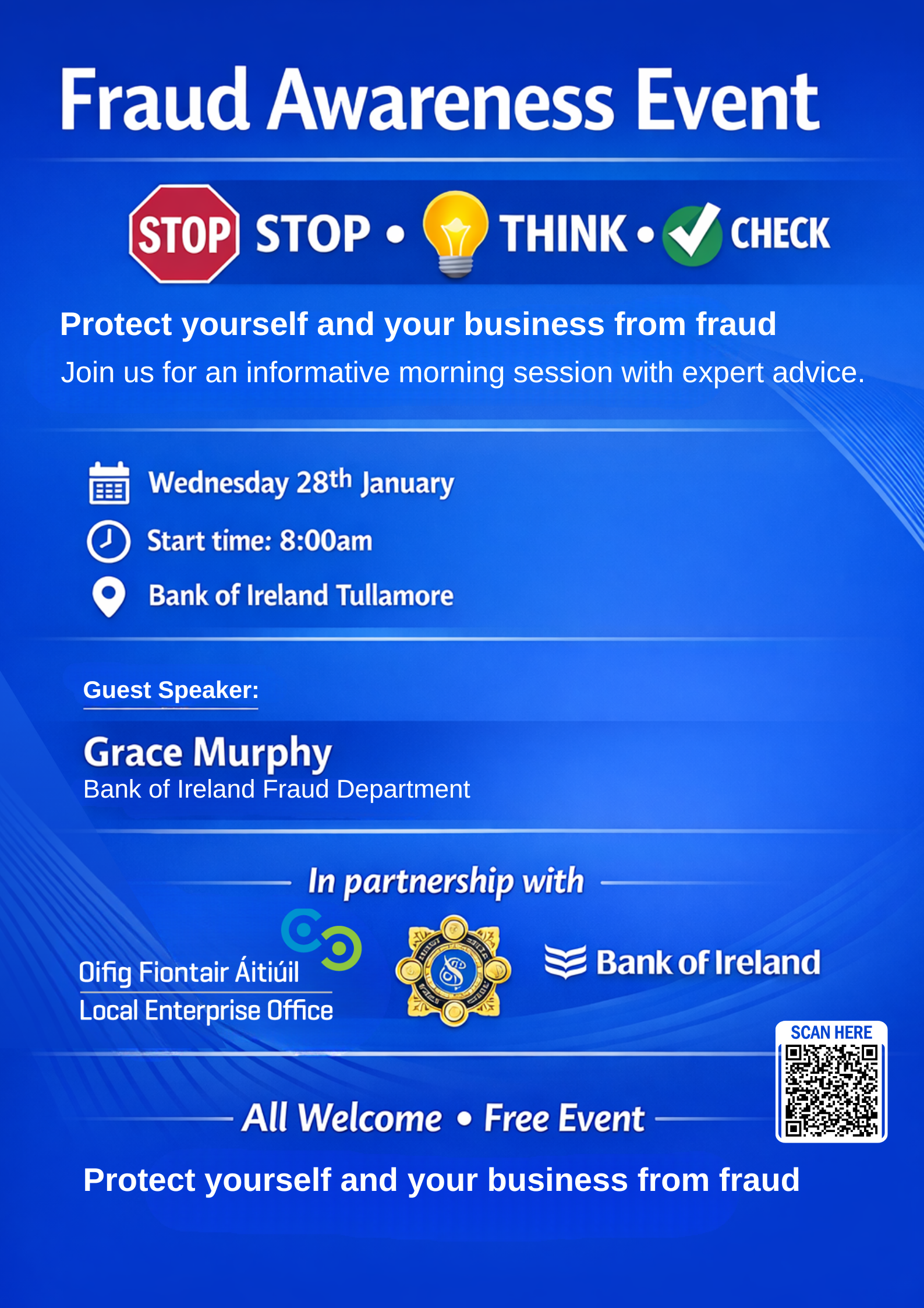Fraud Awareness Event - Local Enterprise Office - Offaly